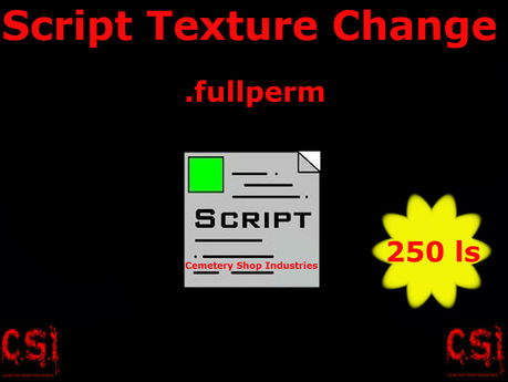 Second Life Marketplace - Script Texture Change(box)